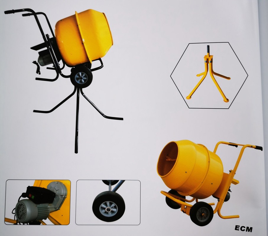 Novel Structure Mini Cement Concrete Mixer Rotor Type With Pressure Vessel